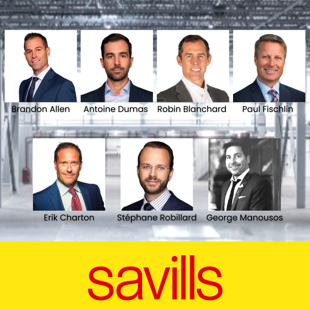 Savills launches in Montreal with Top Performing Industrial Team