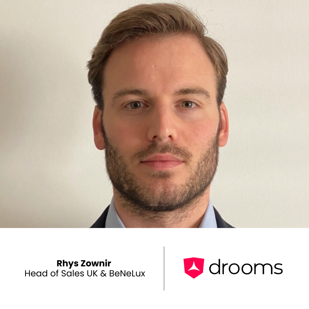 Drooms Appoints Rhys Zownir as Head of Sales UK & BeNeLux