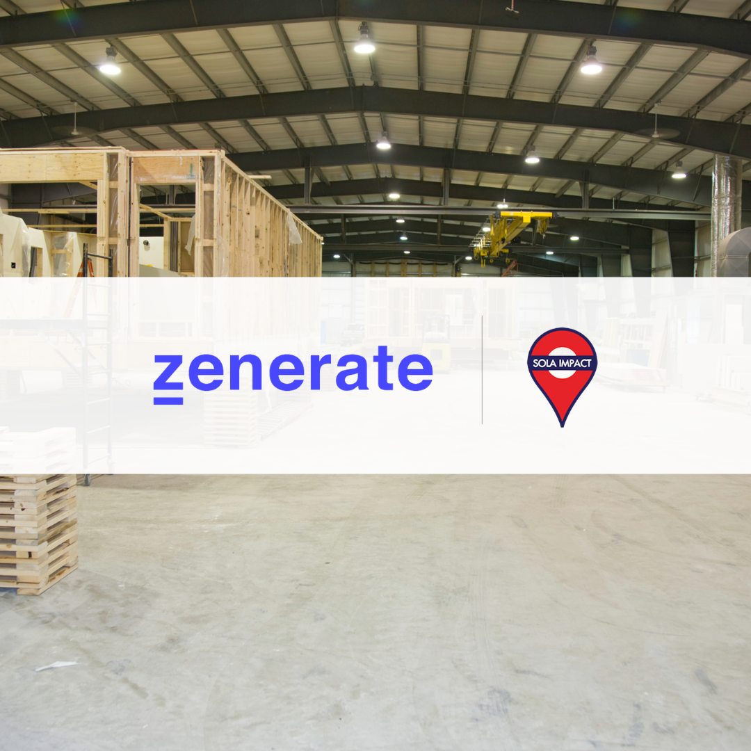 Zenerate Partners with SoLa Impact to Automate Modular Housing Developments